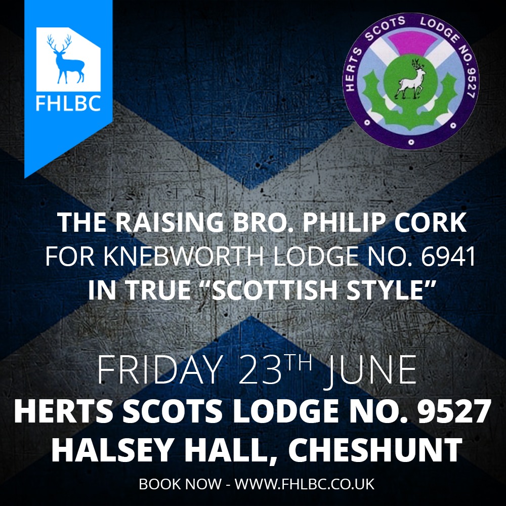 Fleet House Light Blues Club - Herts Scots Lodge 3rd Degree!